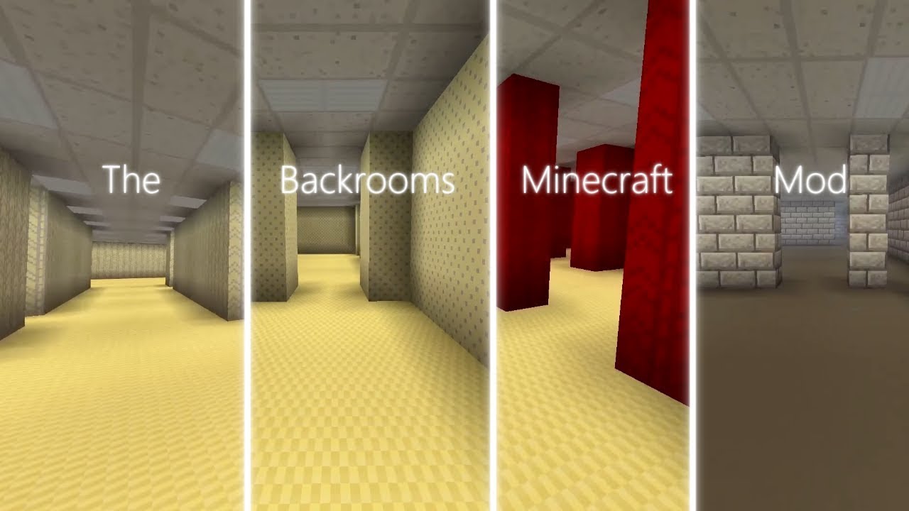 Visiting The Backrooms In Minecraft Youtube