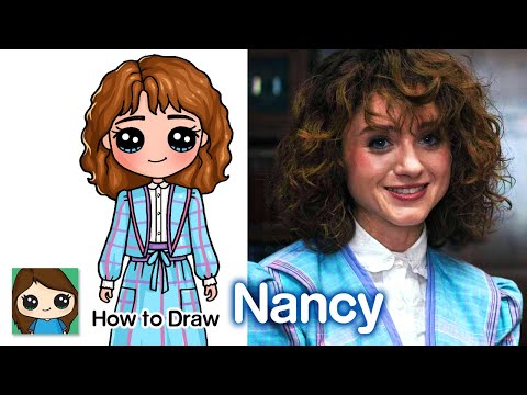 How To Draw Nancy Wheeler Stranger Things 4 Safe Videos For Kids