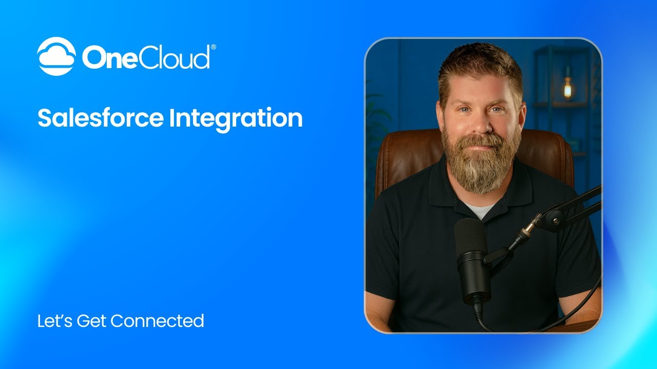 Salesforce Integration With Onecloud Youtube