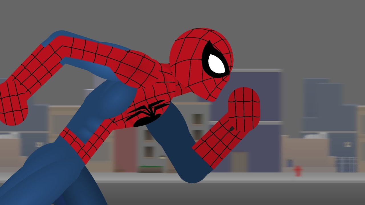 Stick Nodes Spiderman Parkour Test Animation Youtube