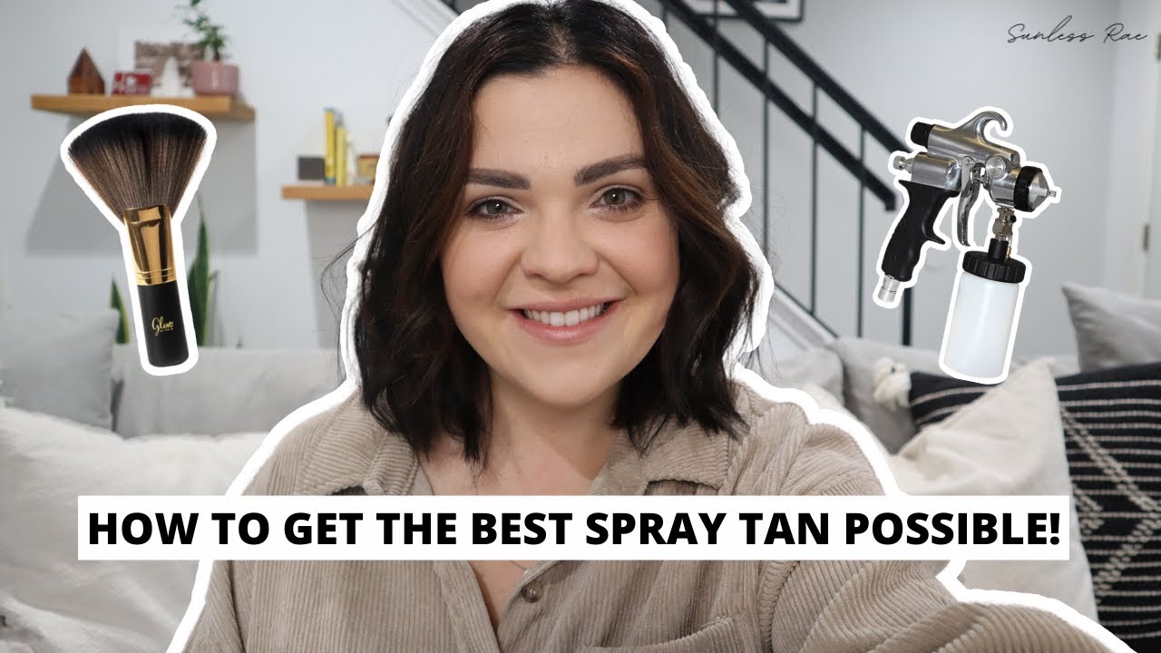 How To Get The Best Spray Tan Possible By A Pro Spray Tan Artist Youtube