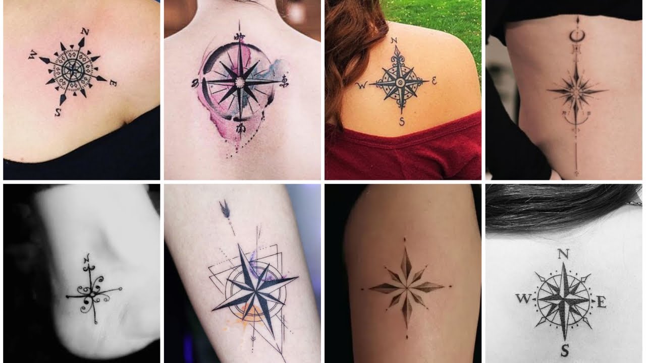 Girly Compass Tattoos 52 Beautiful Compass Tattoos With Meaning