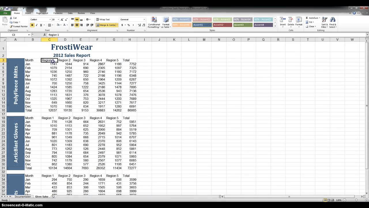 Excel Tutorial 2 Case Problem 1 Youtube