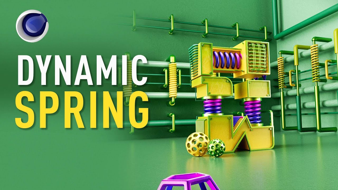 Cinema 4d Tutorials Dynamic Spring бћўбћђбџ бћџбћљ бћ Letter Cho Youtube
