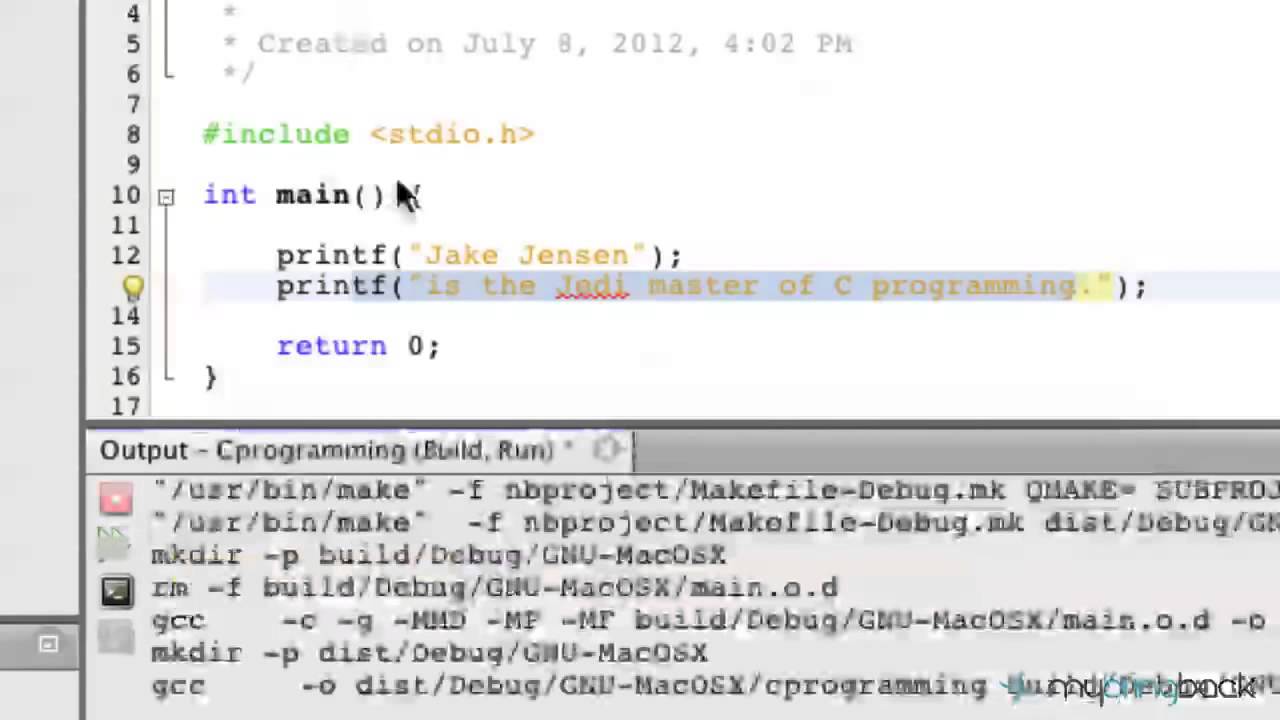Learn C Programming Tutorial 1 4 Printf Function Youtube