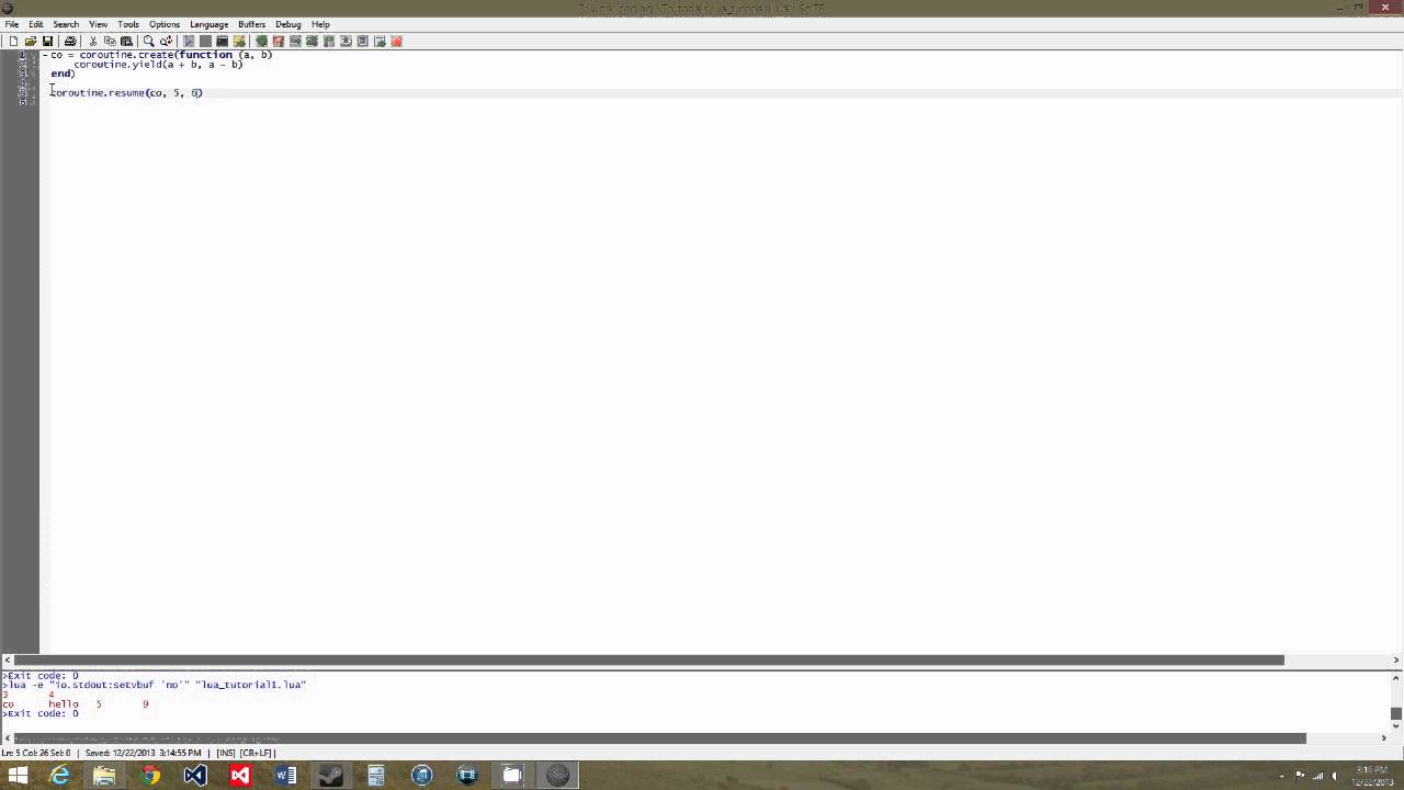 Lua Tutorial 8 Coroutines Youtube
