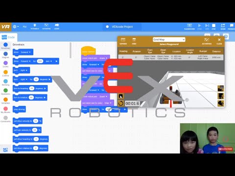 How To Code A Robot In Vexcode Vr Robot Drawing Youtube