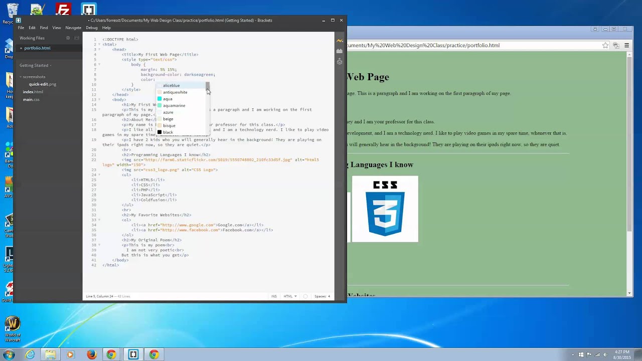 Beginning Css Youtube