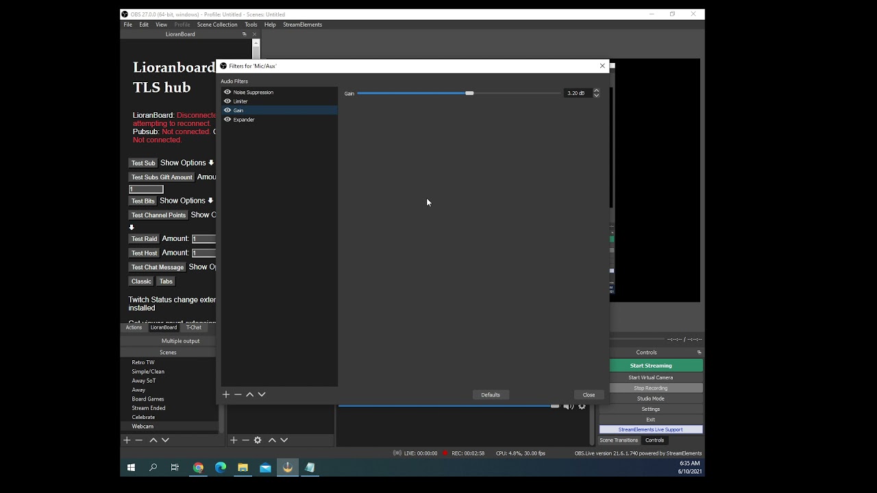 Obs Best Mic Settings Youtube