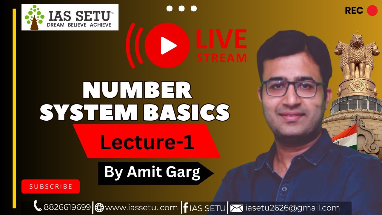 Number System Basics Lecture 1 Youtube
