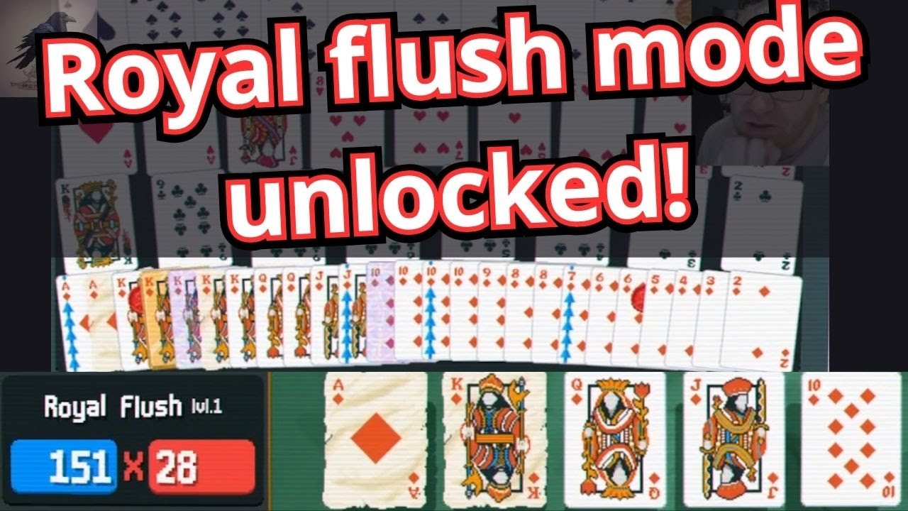 Royal Flush Easy Mode They Come Easy When Half Your Deck Is Diamond