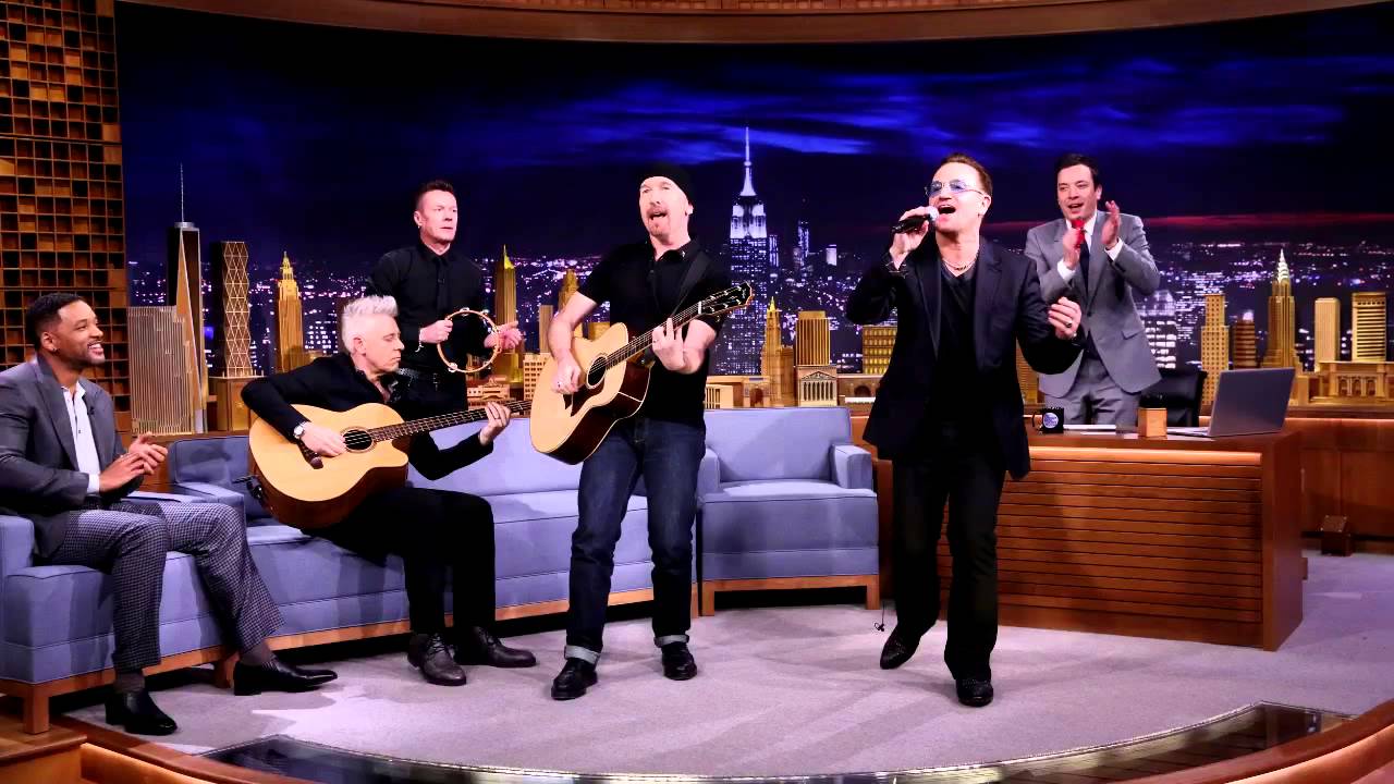 U2 Invisible Tonight Show