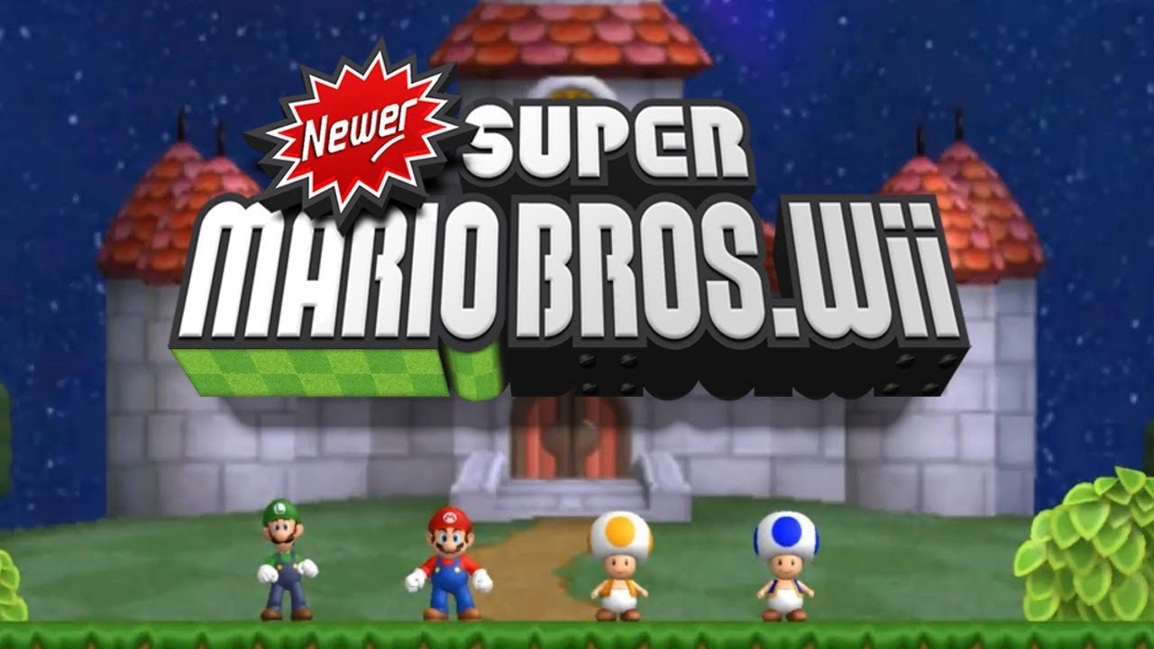 Newer Super Mario Bros Wii Complete Walkthrough All Worlds Youtube