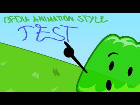 Bfdi A Animation Style Testing Youtube