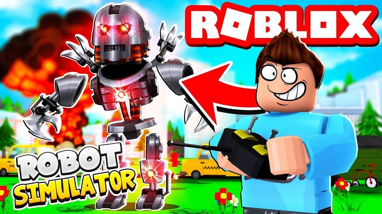 Robot Simulator In Roblox Youtube