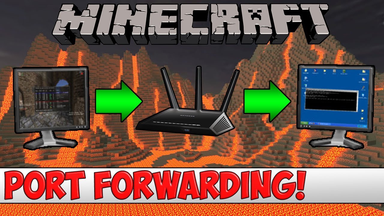 How To Port Forward Your Router For A Minecraft Server Youtube