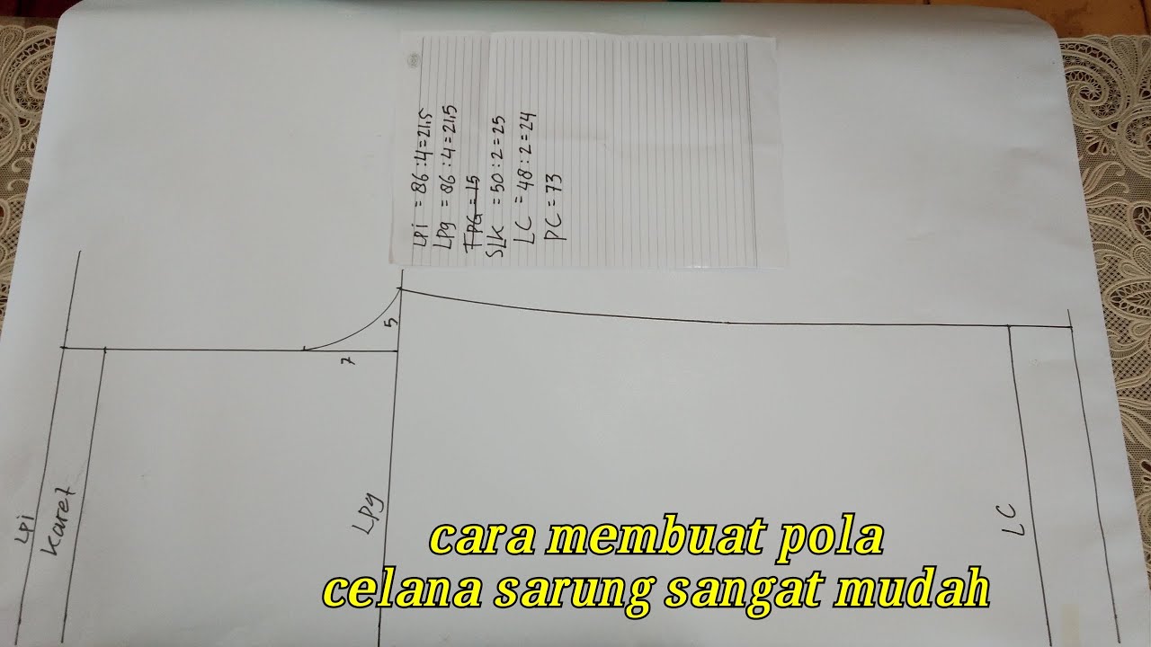 Populer Cara Membuat Pola Celana Kolor Wanita Celana Cutbray