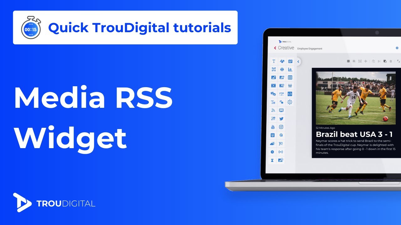 Master The Media Rss Widget In 3 Minutes Quick Troudigital Tutorials