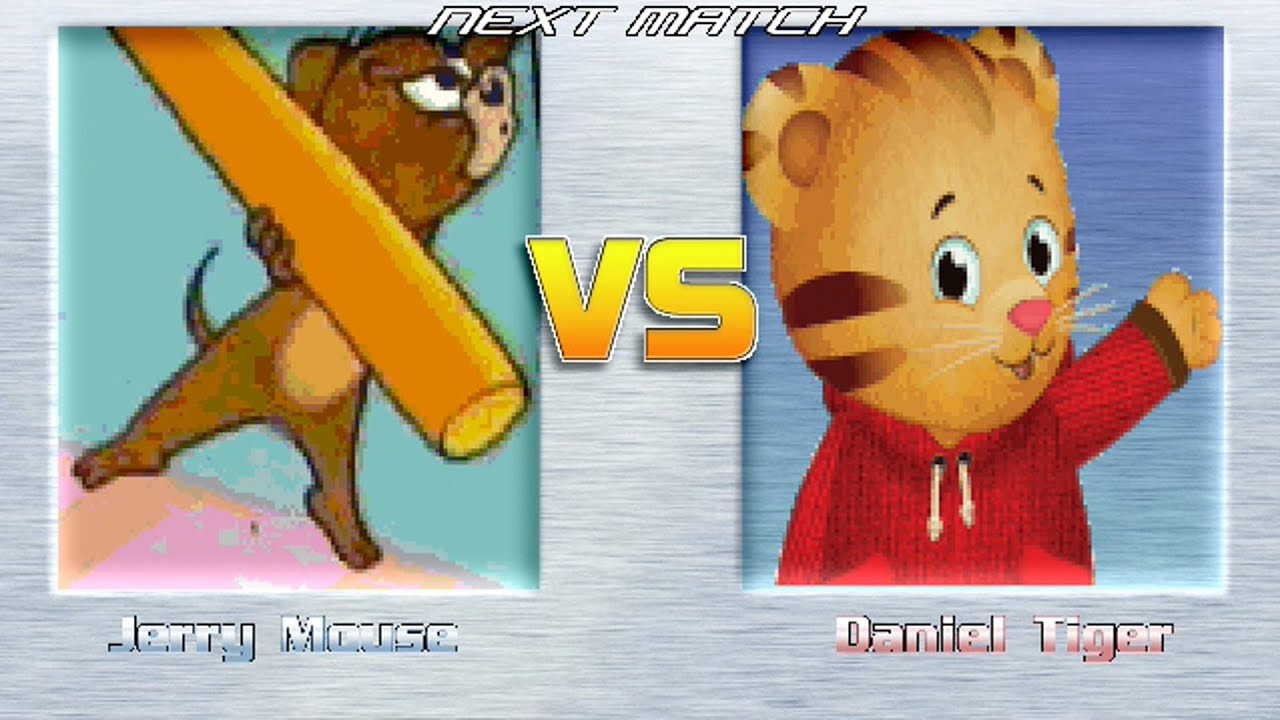 M U G E N Battles Jerry Mouse Vs Daniel Tiger Tom And Jerry Vs
