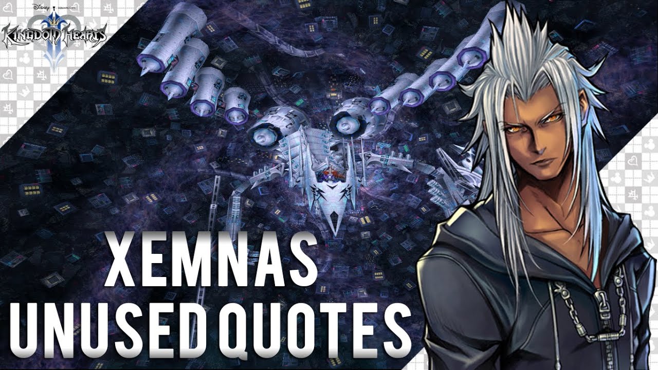 Kingdom Hearts Ii Xemnas Unused Quotes Youtube