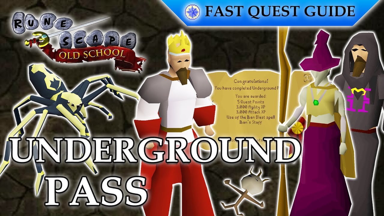 Underground Pass Quest Osrs Quality Quick Guide 2025 Youtube