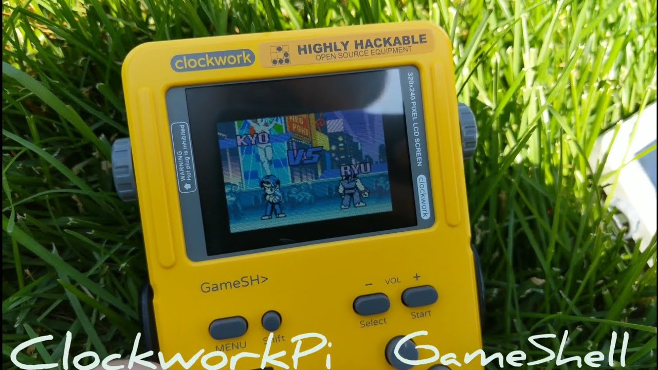 Clockworkpi Gameshell Highly Hackable Retro Gaming Handheld Youtube