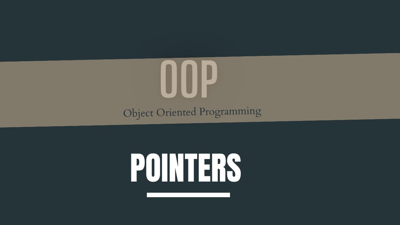 01 Pointers Part 2 Youtube