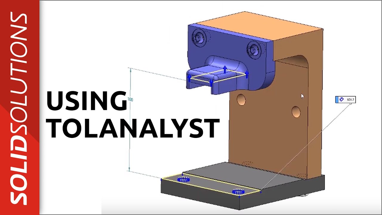 Solidworks Using Tolanalyst Youtube