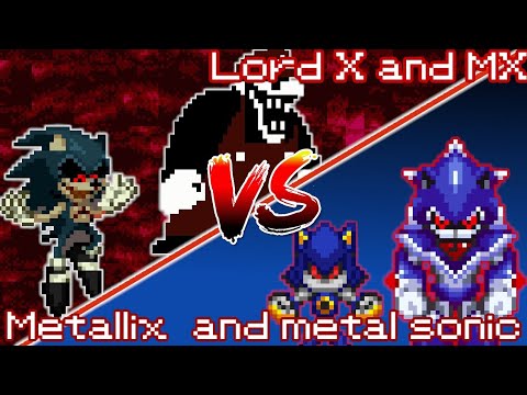Metallix And Metal Sonic Vs Lord X And Mx Full Animation Sprites