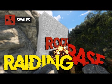 Raiding A Loaded Rock Base Rust Youtube