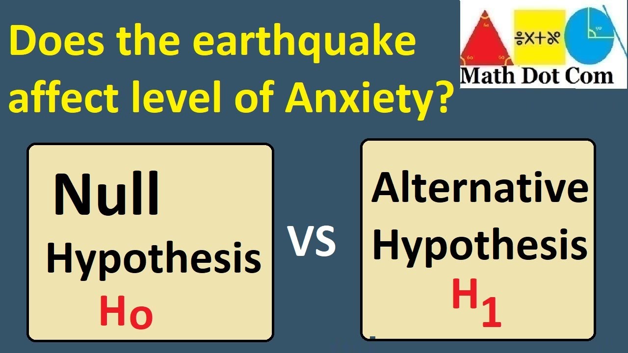 Understanding The Difference Null Hypothesis Vs Alternative