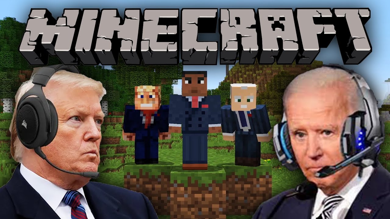 Us Presidents Play Minecraft Youtube