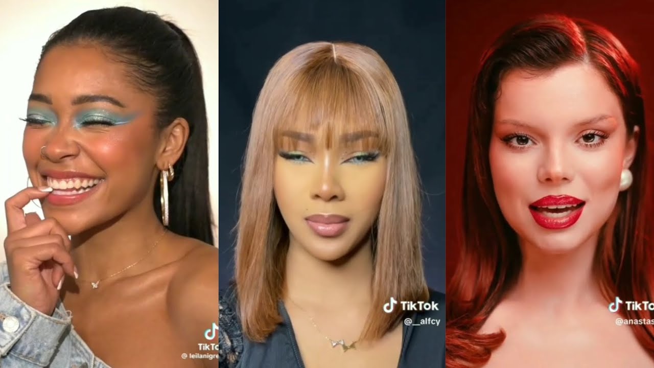 Tiktok Makeup Transition Compilation Part 1 Youtube