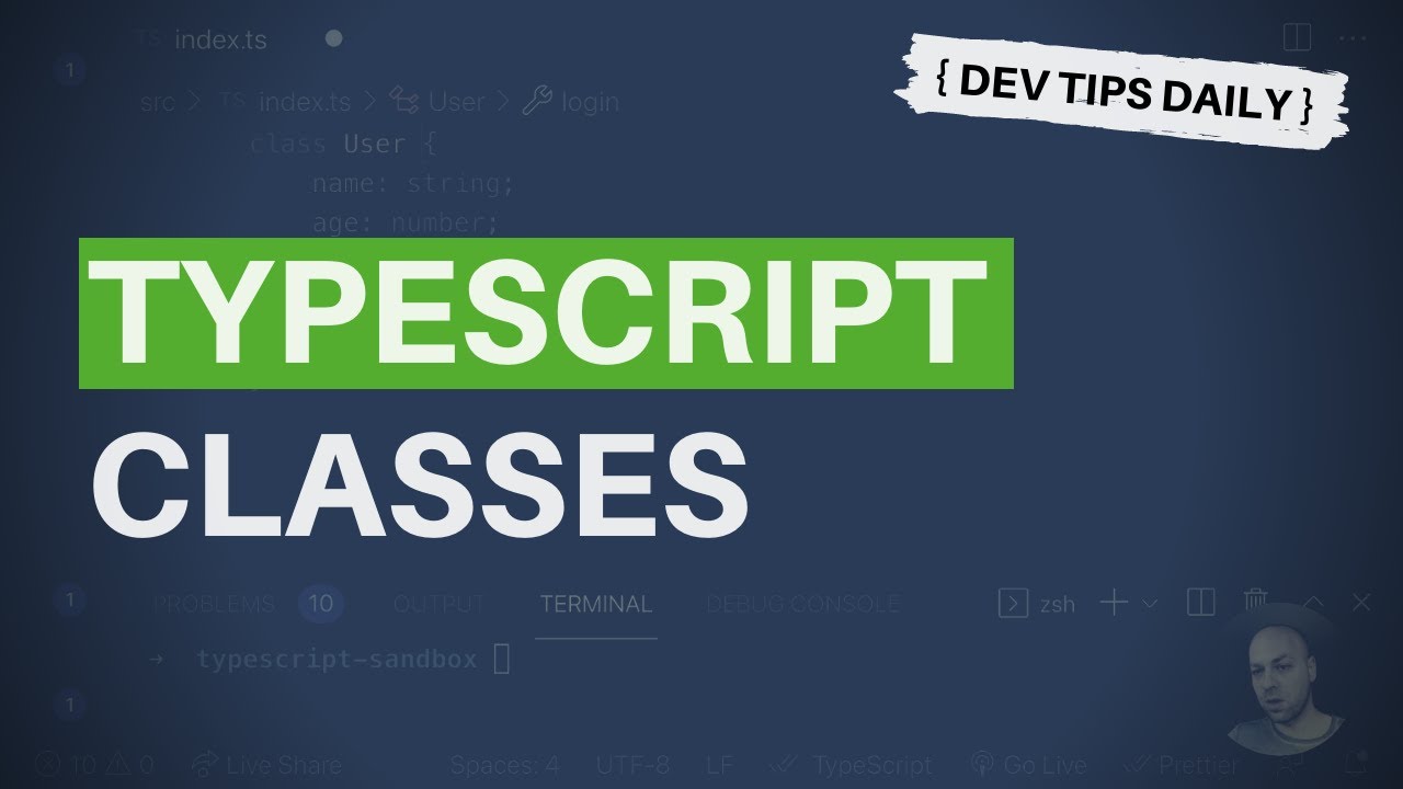 Devtips Daily Creating Classes In Typescript Youtube