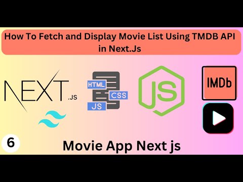 How To Fetch And Display Movie List Using Tmdb Api In Next Js Youtube