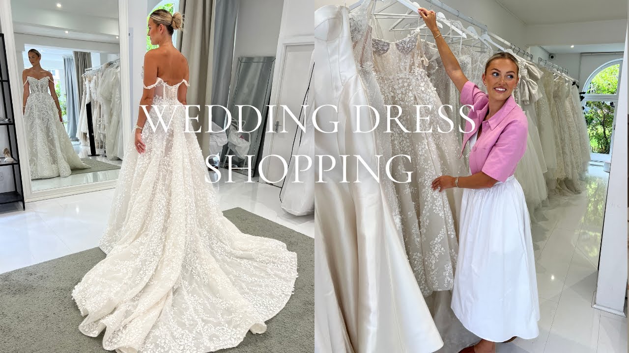 Come Wedding Dress Shopping With Me The Wedding Club Halo Wren