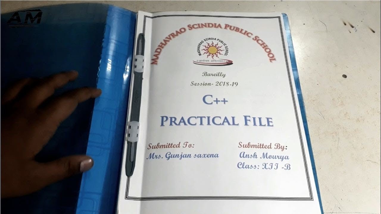 How To Make Class 12 Computer Practical File Youtube