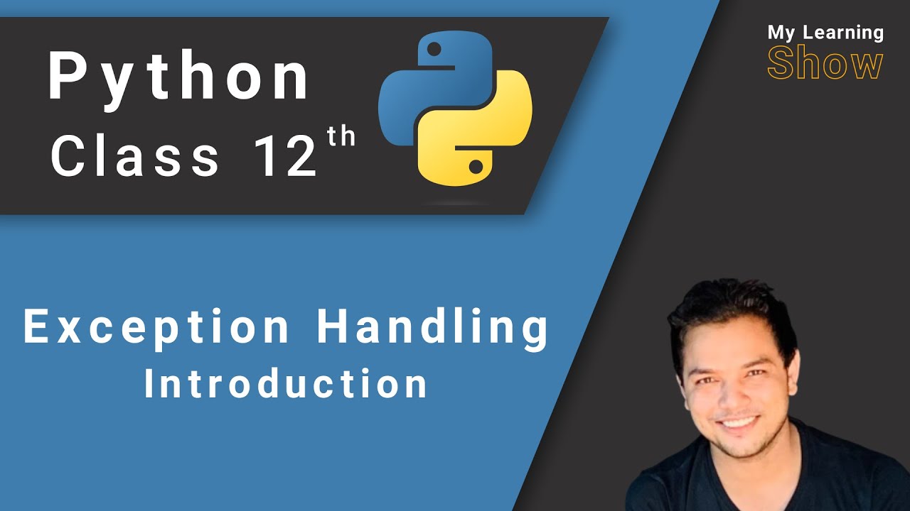 Exception Handling Introduction Class 12th Cs Chapter 1 Youtube
