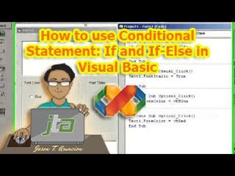 How To Use Conditional Statement If And If Else In Visual Basic Youtube