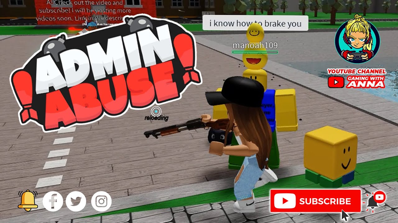 Playing Admin Abuse On Roblox Gaming рџ єрџ ё With в ґпёџ Anna рџћ Youtube