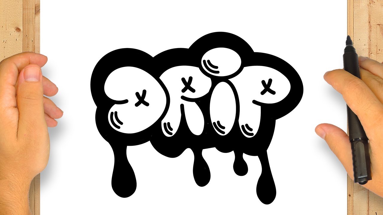 Como Desenhar Graffiti Passo A Passo Desenho De Graffiti Para Desenhar