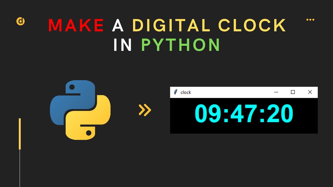 Build A Clock In Python At Michael Oglesby Blog