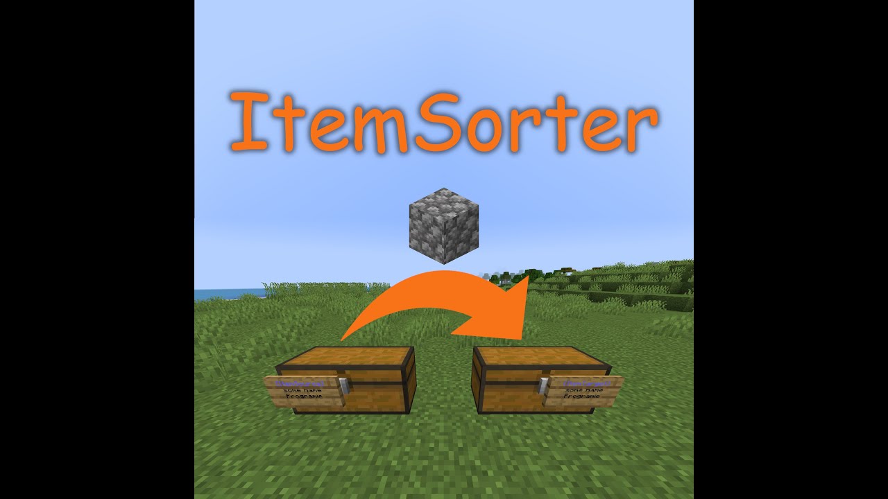 Minecraft Bukkit Plugin Itemsorter Youtube