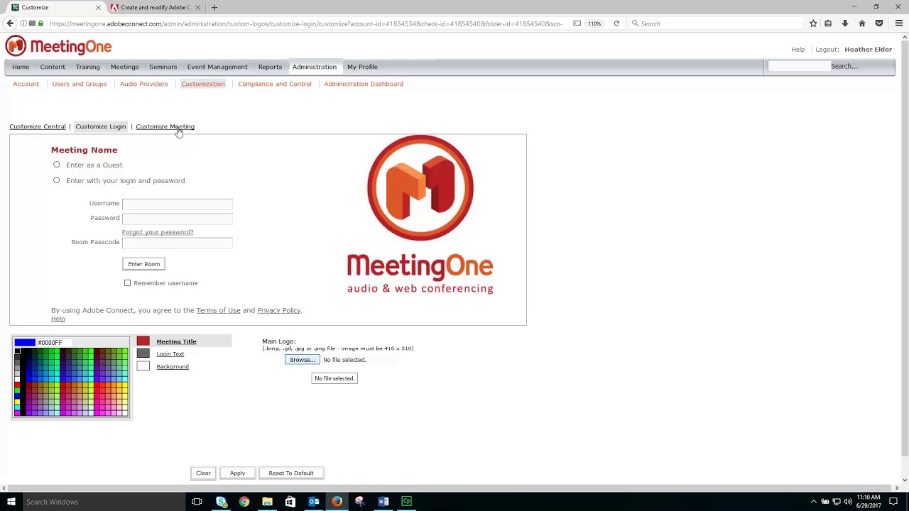 Adobe Connect Customization Youtube