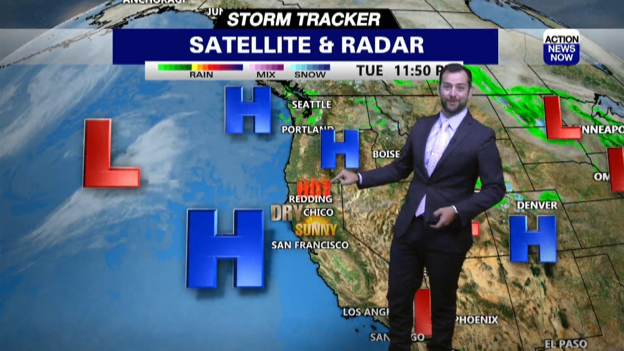 Storm Tracker Forecast Bright Hotter Wednesday Youtube
