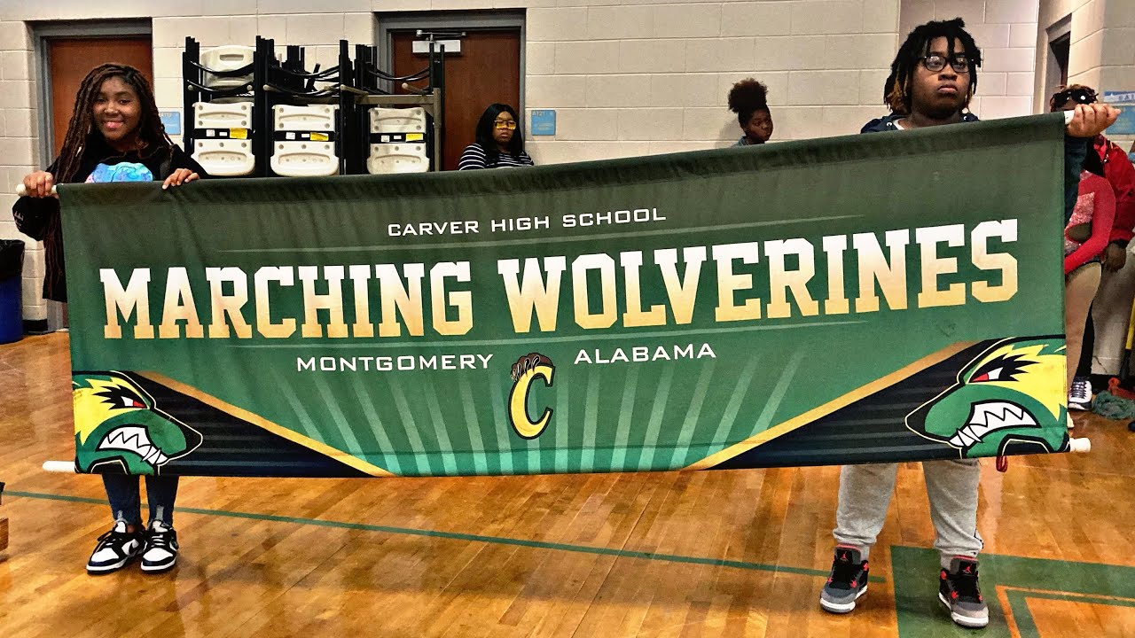 Carver Montgomery High School Marching Wolverines Band 2023 Marching In