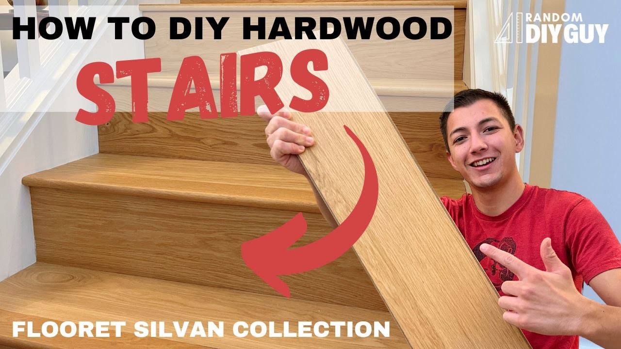 Diy Hardwood Flooring On Stairs Flooret Silvan Line Youtube