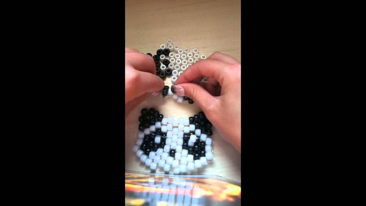 Kandi Panda Bear Tutorial Part 1 Youtube