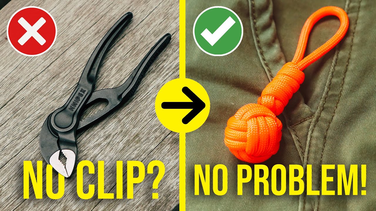 How A Simple Knot Solves A Big Everyday Carry Problem Youtube