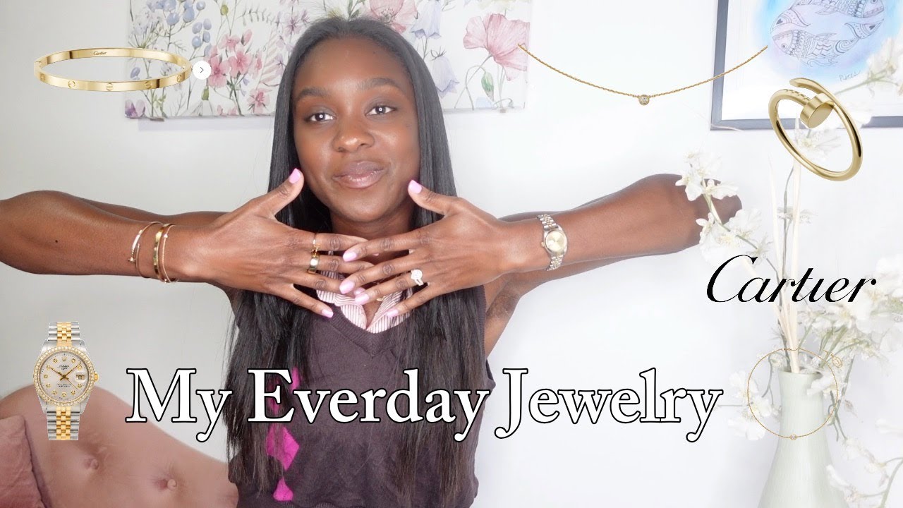 My Everyday Jewelry Cartier Rolex Mejuri Youtube